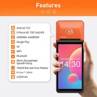China 5.99 Inch Screen Display All In One POS Terminal For Customized Business Solutions And Performance for sale