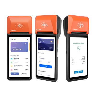 China Streamline Business With Battery 3.8V 6400mAh 7.6V 3200mAh POS Terminal And WIFI Support for sale