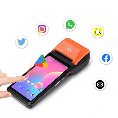 China 8-Core * 1.6 GHz CPU Android Handheld POS Terminal For Fast And Convenient Business Transactions for sale