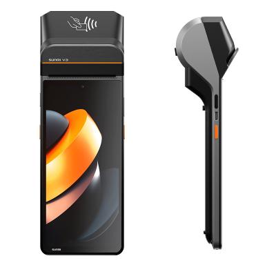 China 7.7V 3100mAh Battery Mobile POS with SUNMI OS Based On Android 13 64bit Lightweight and Versatile 419g battery Inch for sale