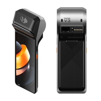 China Smooth Retail Transactions with 6.75 inch Display Screen Handheld POS System and Fast Print Speed for sale