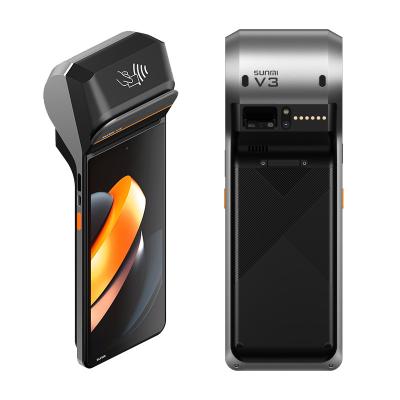 China 7.7V 3100mAh Battery Mobile POS with Optional NFC and Qualcomm Hexa-core CPU for sale