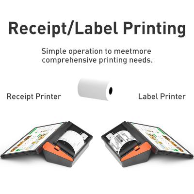 China 800*1280 IPS Incell Display Resolution And 2.4G/5G WIFI Module The Perfect Combination For Desktop Android POS Machine for sale