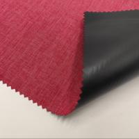 China Red 300D Polyester Fabric 300D Cationic Fabric For Handbads for sale