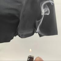 China Black Flame Retardant Fabric Width 57-60