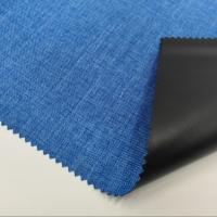 China 600D cation fabric 360g/m2 Plain PVC Coated Anti-Static Fabric use for handbags for sale