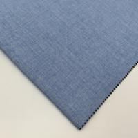 China Blue 600d Cationic Fabric Woven PVC Coated Home Textile for sale