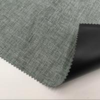China Grey 600D Cation Fabric With Color Card Compatibility For Bags Making for sale