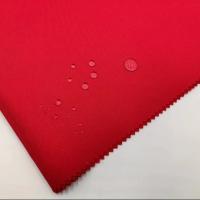 China Red Polyester Fabric 300D With PU Coated Waterproof Oxford Fabric For Bags for sale