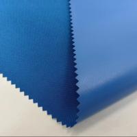 China RPET PVC Coated Fabric Woven Plain Dyed Eco Friendly Textiles With 110x76 Density for sale