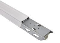 China 4500mm Stainless Steel On And Off Pre Wired Linear Trunking Rail for sale