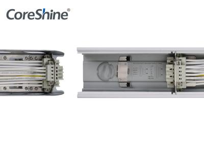 China 4500mm Stainless Steel On And Off Pre Wired Linear Trunking Rail for sale