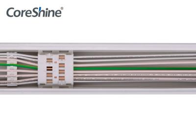 China 4 Foot 8 Wires Pre Wired Linear Trunking For Commercial Lighting for sale
