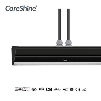 China CB 1200mm 35W 180lm/W LED Linear Lighting System Black for sale