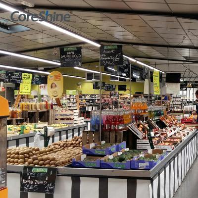 China Suspended 95CRI 6000K Supermarket Lighting Solutions Water Resistant for sale