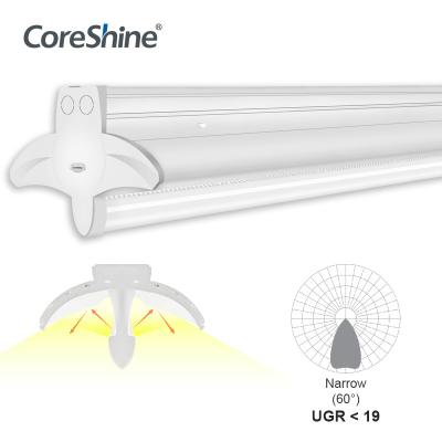 China 4 Feet 30W 150lm/W Linear Indirect Lighting Fixture For Supermarket for sale