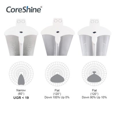 China 4ft Linear Indirect Lighting , 60watt Low Bay Shop Lights for sale