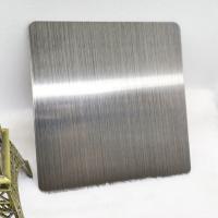 China Black Brushed Stainless Steel Sheet 4x8 Sheet | 304 Grade for sale