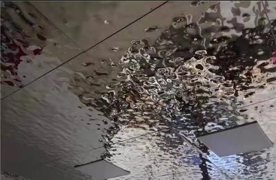 China 316L 1.2mm Mirror Water Ripple Stainless Steel Honeycomb Panel Silver Multi Color for Decoration for sale