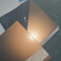 China 316L PVD Sand Blasted Colored Stainless Steel Sheet Red Copper 1000x2000mm for sale