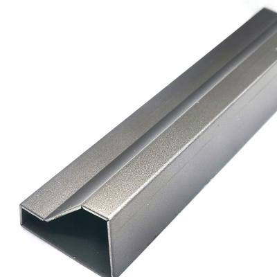 China Black Titanium Stainless Steel Extrusion Profiles 10ft Length - 304/316L Grade with PVD Coating for Architectural Decoration for sale
