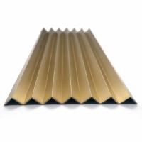 China Zr Brass Color Stainless Steel Tile Trim Continuous 90 Degree Triangle for sale
