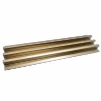 China Zr Brass Stainless Steel Tile Trim Multi Slot Corner Trim 10mm 20mm Bending for sale