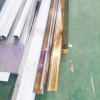 China PVD Coated Stainless Steel U Channel Trim 0.5mm-1.2mm 201 304 316L Gold Rose Gold Black Mirror Hairline for Decor for sale