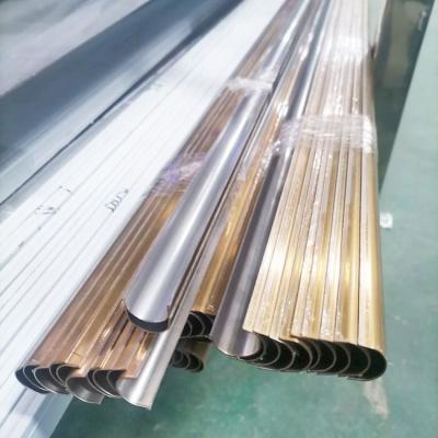 China Gold Stainless Steel Tile Trim Half Round 10mm 15mm DIN 316L PVD for sale