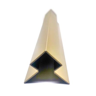 China PVD Colored Stainless Steel Trim Strips 1000mm No.4 Finish Interior Decoration for sale
