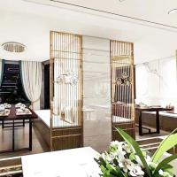 China PVD Colored Stainless Steel Screen Partition Room Divider 304 600x3000mm Custom Size for sale