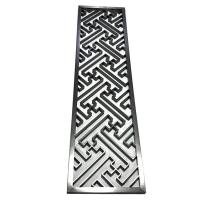China PVD Colored Stainless Steel Screen Partition Room Divider Panel 600x3000mm Custom Size for sale