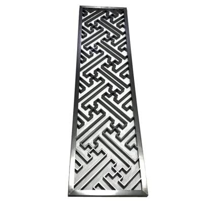 China PVD Colored Stainless Steel Screen Partition Room Divider Panel 600x3000mm Custom Size for sale
