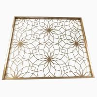 China PVD Colored Stainless Steel Screen Partition Room Divider 5500mm Custom Size Rose Gold Bronze Black for sale
