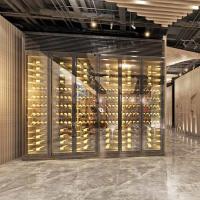 China Wine Cabinet Custom Size Colored Rack Bar Hotel for sale