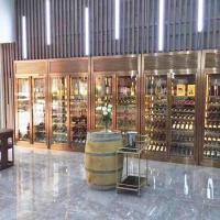 China Custom 304 Stainless Steel Wine Cabinet with 250W Power and 0-22°C Temperature Range for Commercial and Residential Use for sale