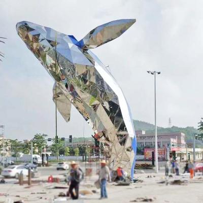 China Custom 304/316 Stainless Steel Outdoor Sculptures - 35-60 Day Lead Time with 10+ Year Color Guarantee for sale