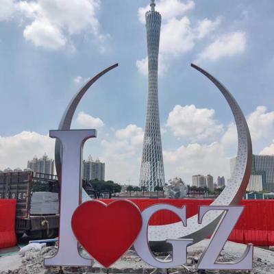 China Custom Stainless Steel Sculpture 304 316 Outdoor Decorative Art Full Moon Painting for sale