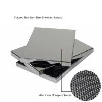 China Silver Gold Surface Shiny Mirror Stainless Steel Honeycomb Panel For Ceiling for sale