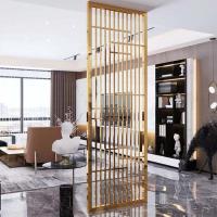 China Brass Rose Gold Mirror Stainless Steel Room Divider 304 500x2800mm Custom Size for sale