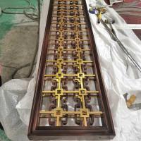 China 2.3m to 5.5m Red Bronze Vintage Stainless Steel Room Divider Screen - ASTM Certified 304/316 Grade for sale