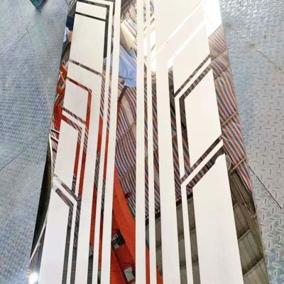 China Acid Etching Gold Color Stainless Steel Sheet for Elevator for sale