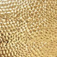 China Gold Color Embossed Stainless Steel Sheet Honeycomb Pattern for sale