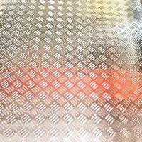 China SUS 201 1219x3048mm Checkered Stainless Steel Sheet Plate for Anti Slip Stair Treads for sale