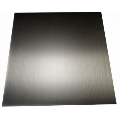 China Hand Brushed Black Antique Bronze Stainless Steel Sheet 304 1219x2438mm Interior Wall Panel for sale