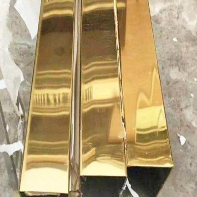 China Stainless Steel Tube Pipe 0.3mm to 3mm JIS 202 2 Inch Antirust PVD Plating Titanium for sale