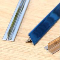 China PVD Coated Stainless Steel T Channel Trim 0.5mm to 2.0mm Hairline Black Silver for Interior Decoration for sale