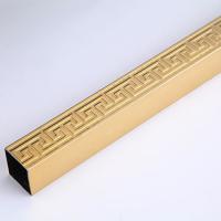 China ODM SUS 316L Welded Embossed Stainless Steel Tube Pipe 6m for Gate Decoration for sale