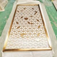 China PVD Colored Stainless Steel Screen Partition Room Divider 304 201 600x3000mm for sale