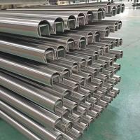 China 304 316 201 Single Slot Stainless Steel Round Tube 10mm OD Custom Length for sale